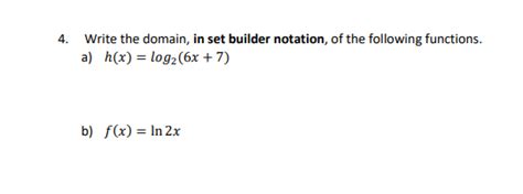 Solved A Write The Equation Logab C In Exponential Chegg Com