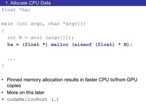 002 Introduction To CUDA Programming 1 Ppt