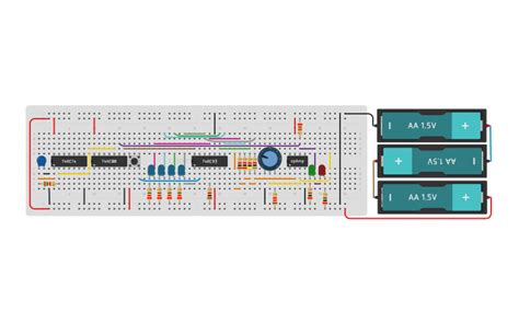 Circuit Design Analog To Digital Converter Tinkercad