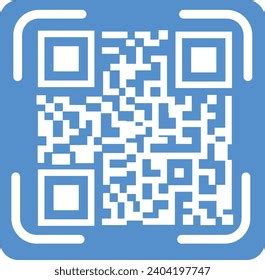 Scan Qr Code Icon Digital Scanning Stock Vector Royalty Free