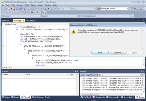 c very weird unhandled exception error at if statement stack overflow