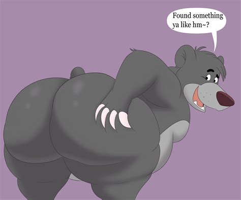 Rule 34 Anthro Ass Baloo Bear Big Ass Big Butt Colossalstars Disney Hand On Ass Hand On Butt