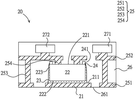内埋式半导体封装件的制作方法