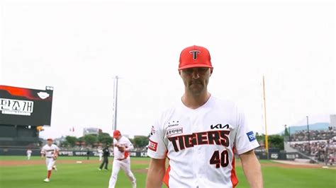 KIA 2024 6 19 볼 끝이 지저분한 149km 구종 1회 삼자범퇴 처리하는 네일 TVING
