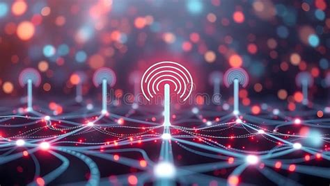 Network Connectivity Abstract Digital Representation Stock Illustration Illustration Of