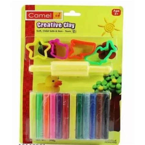 Camel Rectangular Camlin Modelling Clay 12 Shades At ₹ 77 Piece In Perambalur