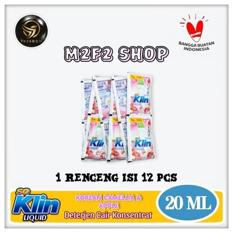 Jual So Klin Liquid Power Clean Action Korean Camellia And Apple Apel Deterjen Cair Konsentrat