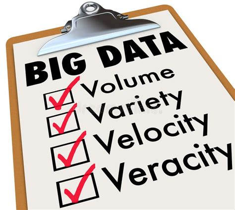 Big Data Volume Concept Illustration Information Age With Large Data Volume Represented By