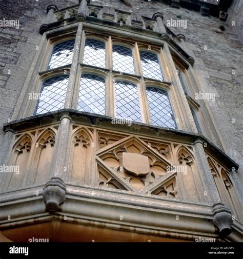 The Oriel Window At Lacock Abbey The Subject Of The First Photograph Made By Fox Talbot England