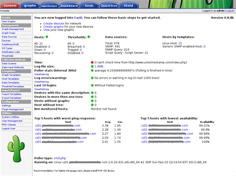 Petr S Blog About Linux Cacti B Non Interactive Installation And Configuration