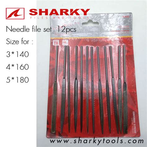 Needle Files Set 12 Pcs Sharky Tools