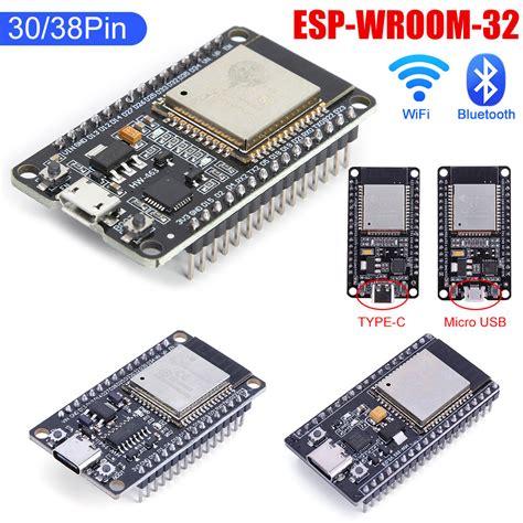 Esp Wroom 32 Esp32 S Dual Core Development Board Esp32 Bluetooth Wifi Esp 32 Nodemcu Bluetooth