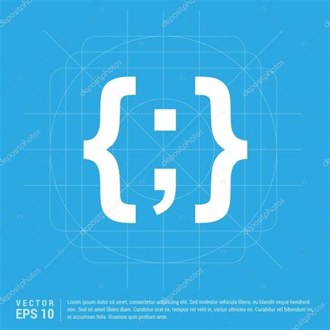 Curly Braces Icon Stock Vector Ibrandify 109547358