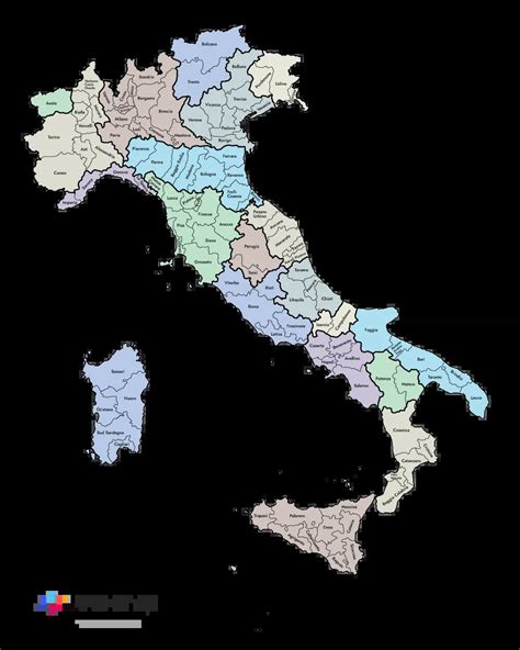 Italy Map Regions