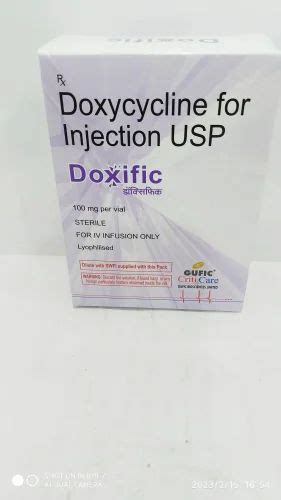 Doxycycline 100 Mg Injection At Rs 574 Vial Doxycycline Injection In Nagpur Id 2850277633748