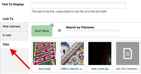 Adding Inline Files Openscholar Documentation