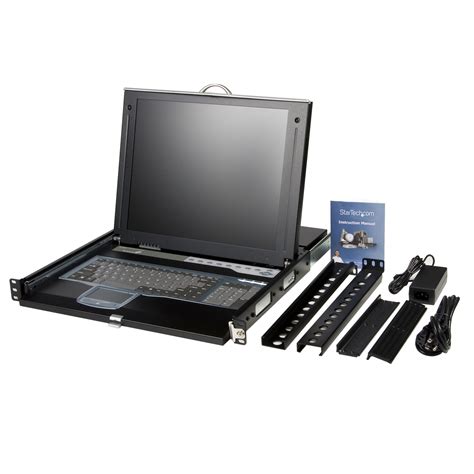 17 Rackmount Lcd Console 16 Port Ip Kvm Kvm Consoles Rackmount