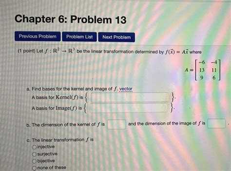 Solved Chapter 6 Problem 12 Previous Problem Problem List