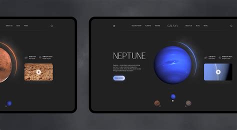 Galaxy Space Solar System Concept UI Behance Galaxy Space Solar System Concept UI Behance