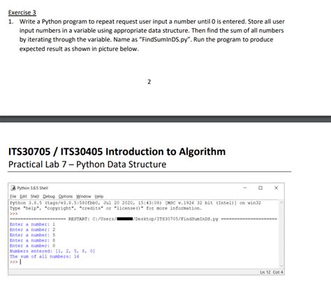 Answered How To Do Exercise 3 Using List And For Loop Meth