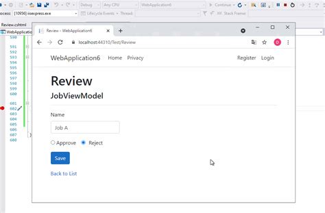 Radio Button Not Passing Desired Values To My Controller Microsoft Qanda