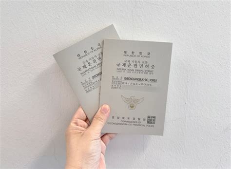 국제운전면허증 경찰서 발급 준비물 비용 온라인과 차이점 총정리 네이버 블로그
