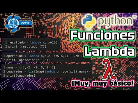 C Mo Se Usa La Funci N Lambda Funci N An Nima Python Desde Cero