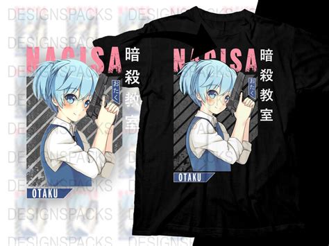 Nagisa Anime Assassin Themed Graphic Png Digital Download