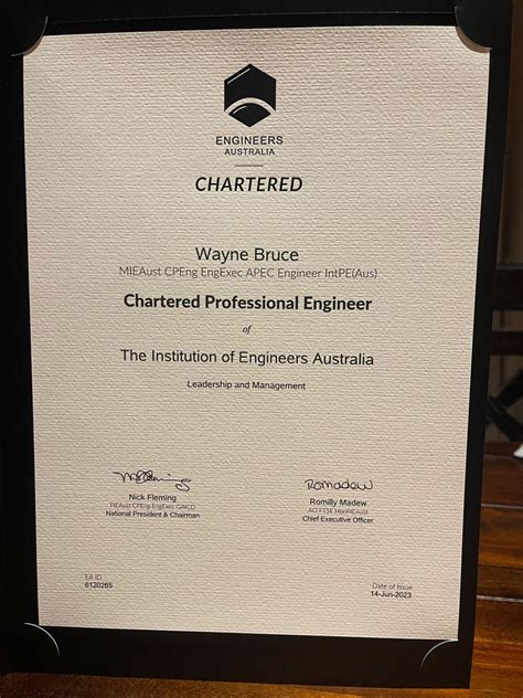 Wayne Bruce Fieaust Cpeng Engexec Cppm Msc Mba On Linkedin Proviant Engineersaustrailia
