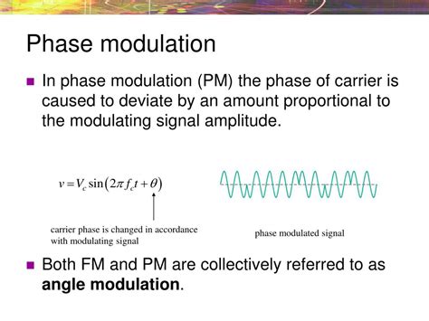 PPT EET Frequency Modulation PowerPoint Presentation Free Download ID