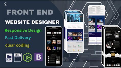 Be Your Front End Design And Web Developer Using Html Css Javascript By Tanimahamedweb Fiverr