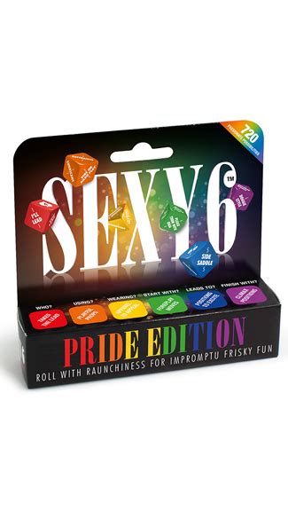 Sexy 6 Dice Game Pride Edition Pride Dice Sex Game