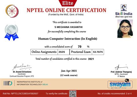 Excited To Share That I Have Successfully Completed The Human Computer