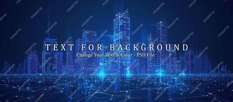 Digital Cityscape With Interconnected Network Premium Ai Generated Psd