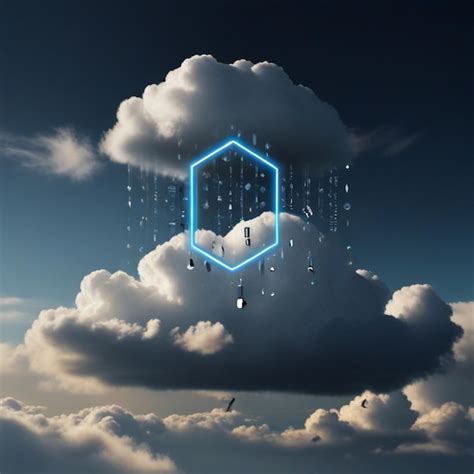 Premium Photo Cloud Computing The Data Transfer And Storage Concept