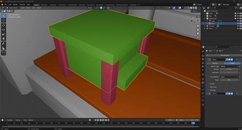 Why Does The Bevel Modifier Not Work Green Object It Worked Before