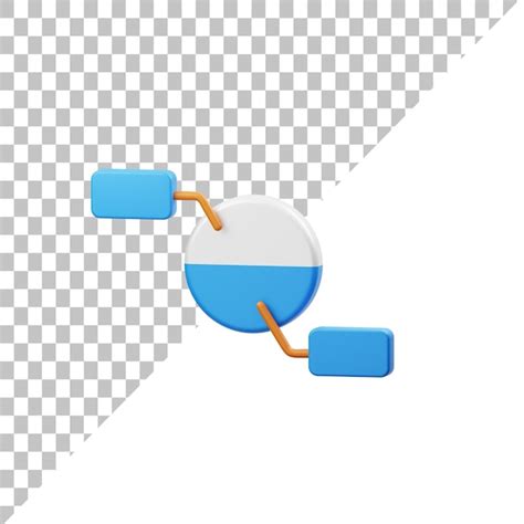 Premium Psd Pie Chart 3d Rendering Illustration