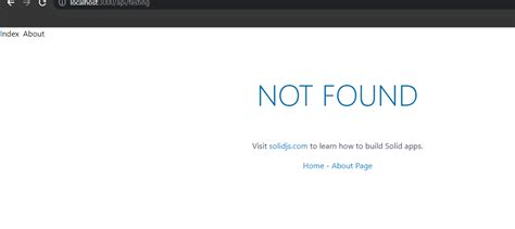 api routes sometimes don t work on new versions of solidstart · issue