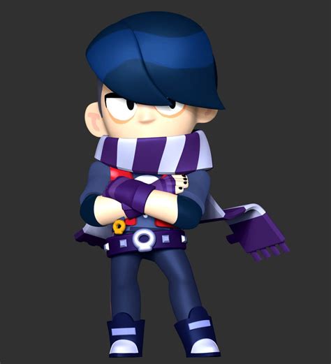 Edgar Brawl Stars 3d Model By Lovemodel