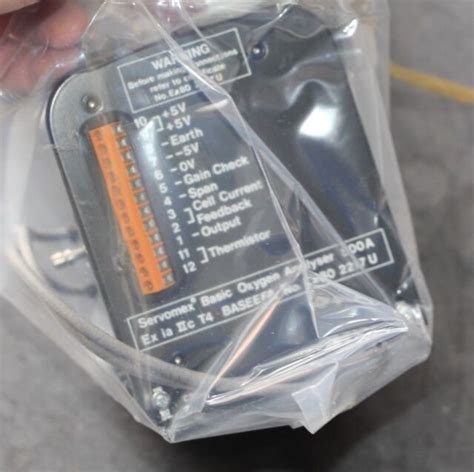 Servomex Basic O Oxygen Analyzer A For Sale Online EBay