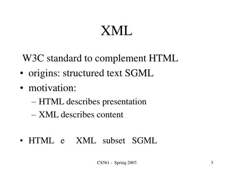 ppt xml xml schema xpath and xquery query languages powerpoint presentation id 806743
