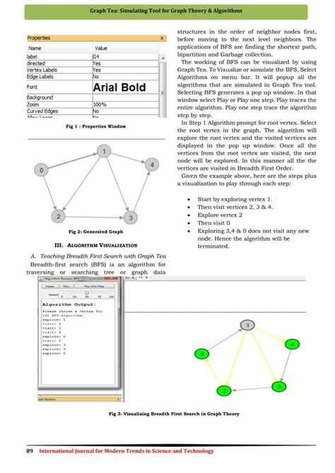 Graph Tea Simulating Tool For Graph Theory And Algorithms Pdf