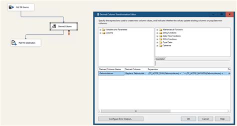 Convert Datetime To Date In Ssis Stack Overflow