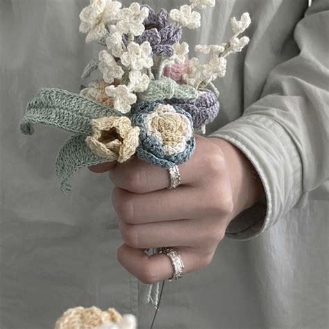 Flower Pattern Ring ⎜플라워 패턴 링 2 Color 타이니바이트 Tinybite 핸드메이드 주얼리