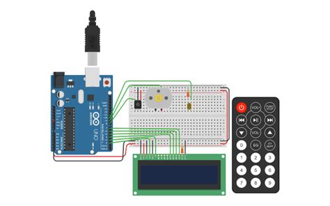 Circuit Design 3 Ventilador Encendido Con Control Remoto Tinkercad