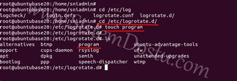 Ubuntu LogRotate İşlemleri Sistem ve Network Dünyasına Hoşgeldiniz