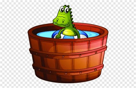 욕조 욕실 일러스트 만화 양동이 공룡 만화 캐릭터 사진 Png Pngegg