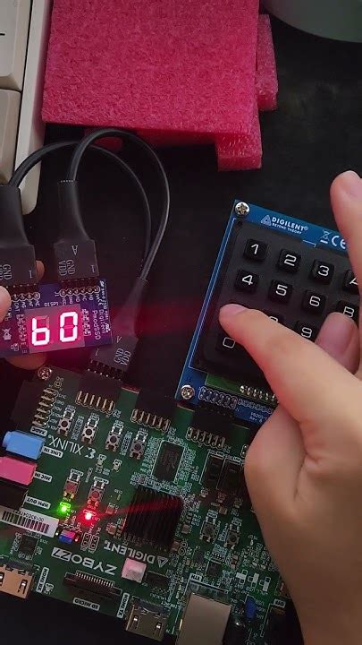 pmod 4x4 keypad test in fpga fpga keypad verilog youtube