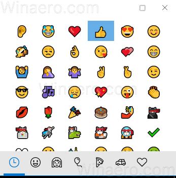 Enter Emoji From Keyboard In Windows With Emoji Panel