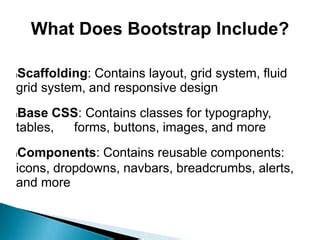 Bootstrap PPTX Web Development Internet